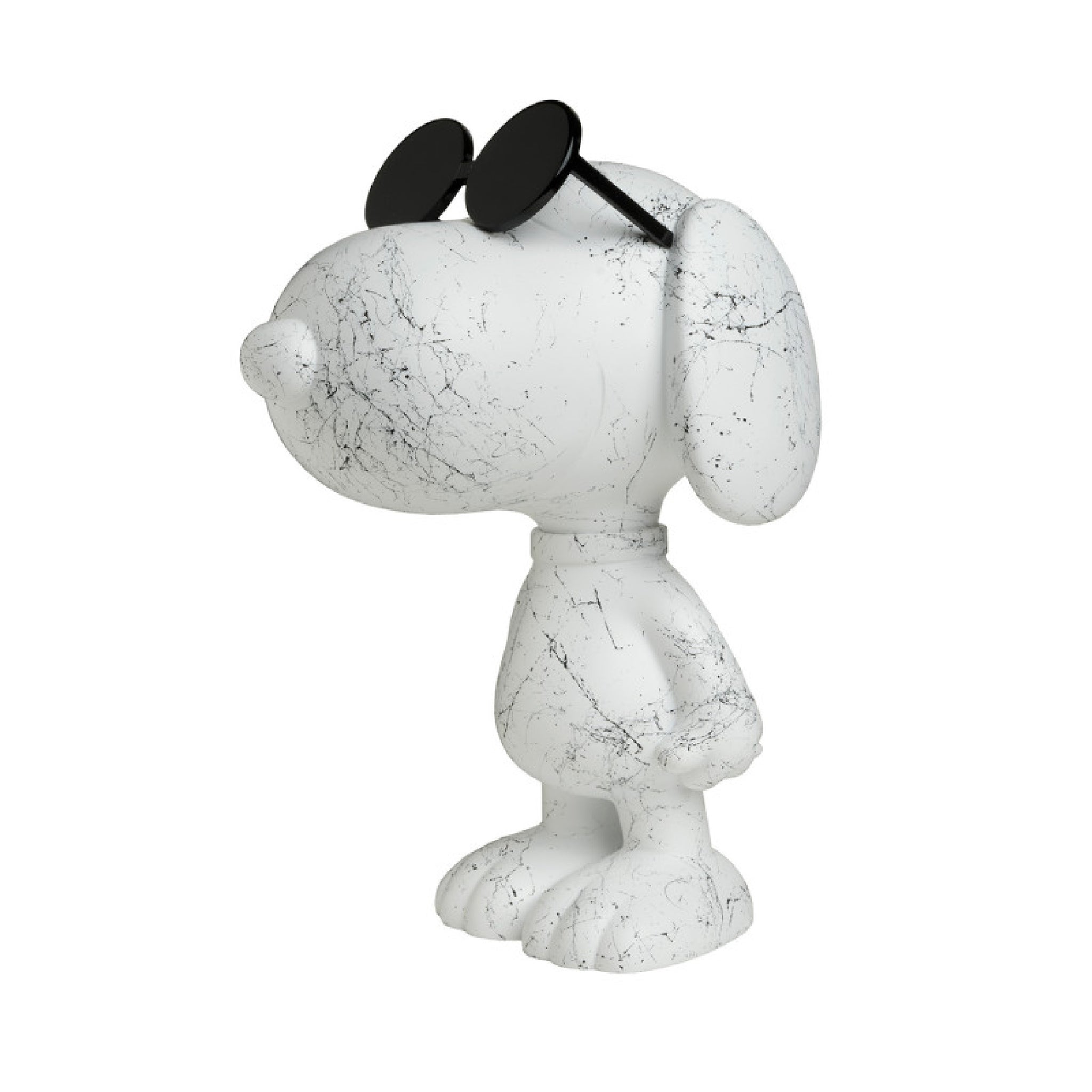 LEBLON DELIENNE Snoopy Sun Graf White & Glossy Black - 27CM